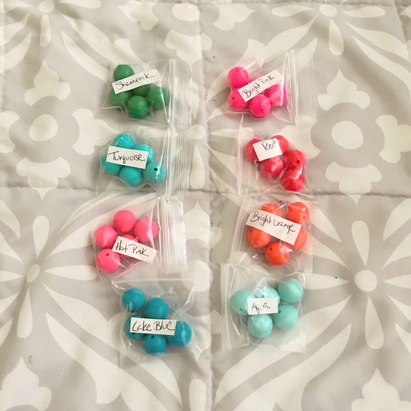 65mm Turquoise Silicone Ring, Round Silicone Loop, Beadable O Rings ...