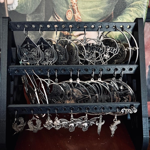 Spiderweb Earring Display Rack Jewelry Standing Spooky Halloween Web - Etsy