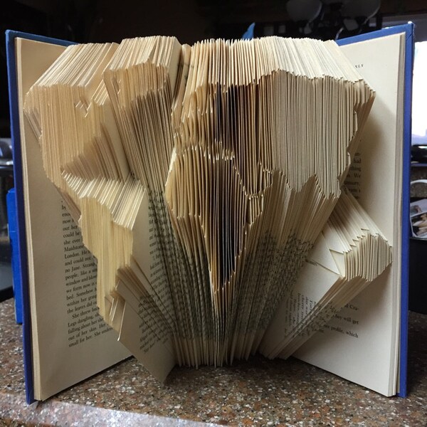 Smaller World Map *bookfolding Pdf Pattern* 686 Pages - Etsy