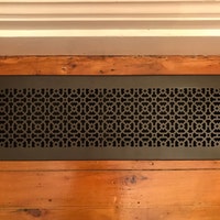 Custom Small Size Handmade Heavy Cast Aluminum Air Return Grate Cover ...