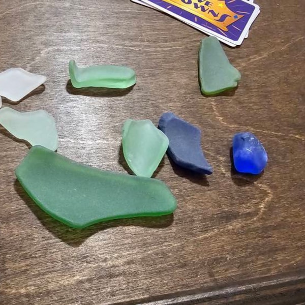 Large Sea Glass Beach Glass Ocean Tumbled Sea Glass Frosty Sea Glass ...