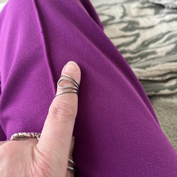 Trigger Finger Splint Ring in Brass, Bronze, Titanium or Silver ...