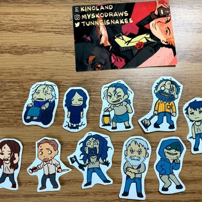 RE7 Stickers - Etsy