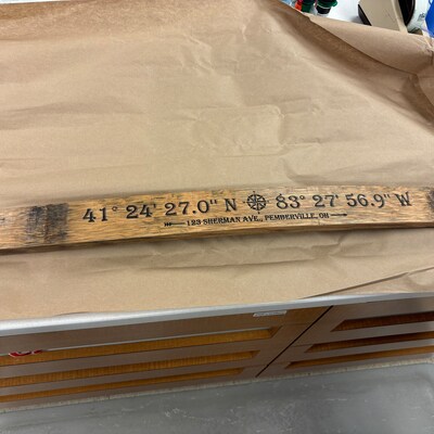 Custom Barrel Stave, Barrel Stave With Last Name, Personalized Stave ...