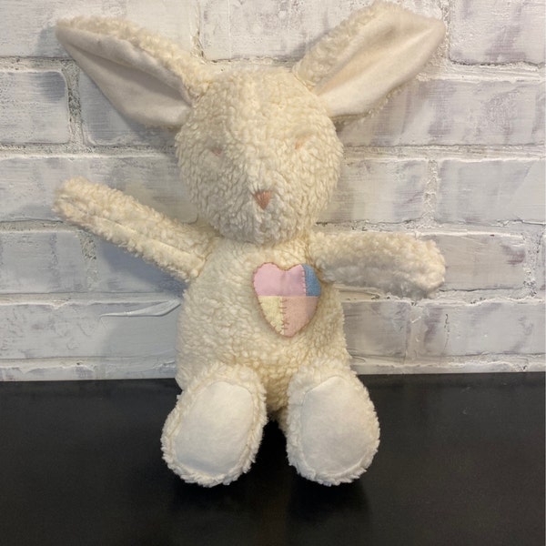 Handmade Organic Cotton Fleece Bunny Rabbit - Baby Gift for a Boy or ...