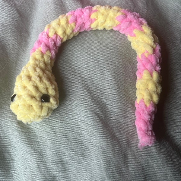 Crochet PATTERN Snake Keychain, No Sew, Amigurumi Tutorial PDF in ...