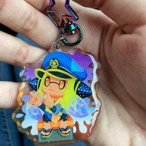 Splatoon 3 Squid Sisters Agent 3 Deep Cut STAY FRESH Glitter Epoxy ...