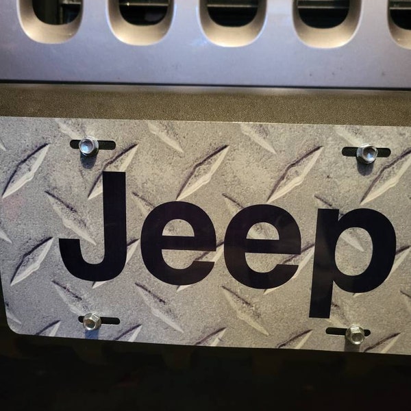 Custom License Plate Front Car Tag, Aluminum or Plastic - Personalized ...