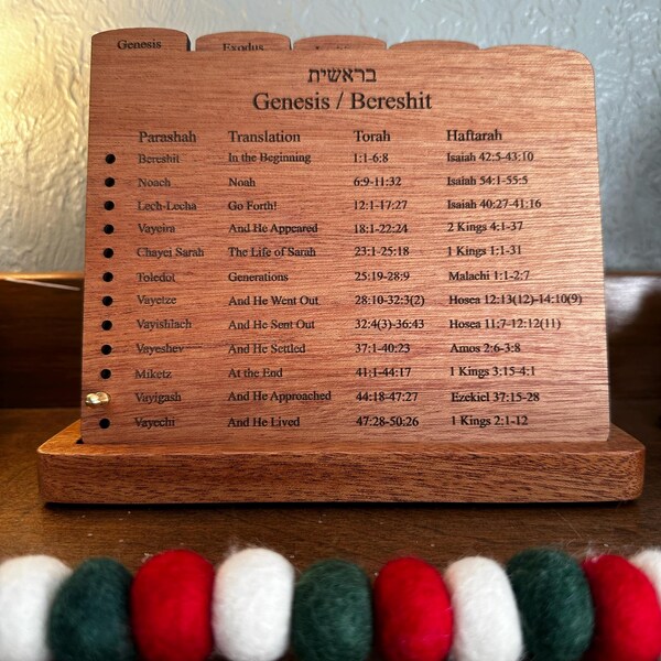Perpetual Hebrew Calendar (carved and Laser Engraved With Optional ...