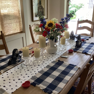 Multi Ombre Orange Tan Tones Linen Table Runner, Various Lengths/fall ...
