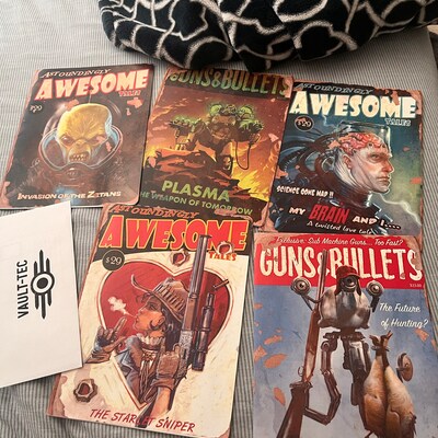 Un-official Handmade Fallout 4 COMPLETE SET of Grognak Comics/magazines ...