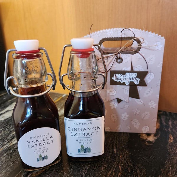 Homemade Vanilla Extract Labels, Homemade Vanilla Extract Sticker ...