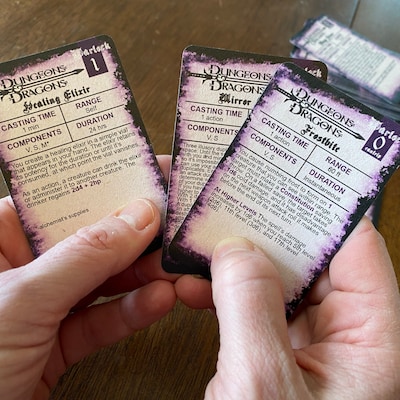 Dungeons and Dragons Ranger Spell Deck - Etsy