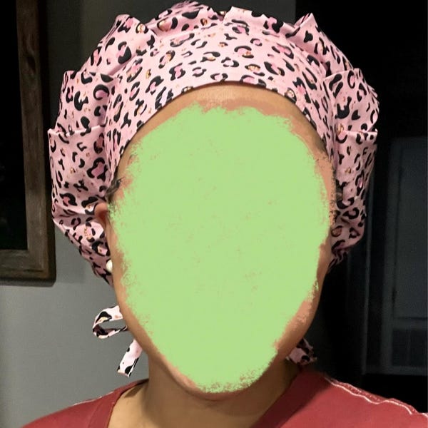 Scrub Hat by Kimkaps Surgical Hat European Scrub Cap Pink White Green ...