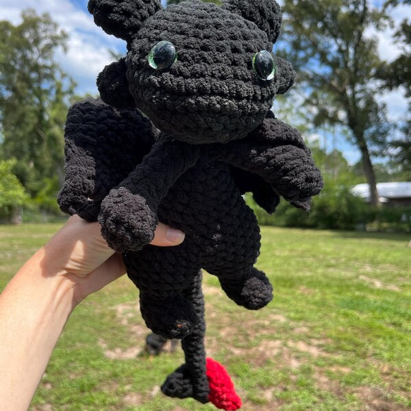 PLUSHIE Version - Nova the Fury Dragon PDF Crochet Pattern - Etsy