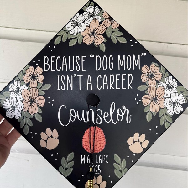 Custom "determinate Dna" Graduation Cap Topper, Biology Major ...