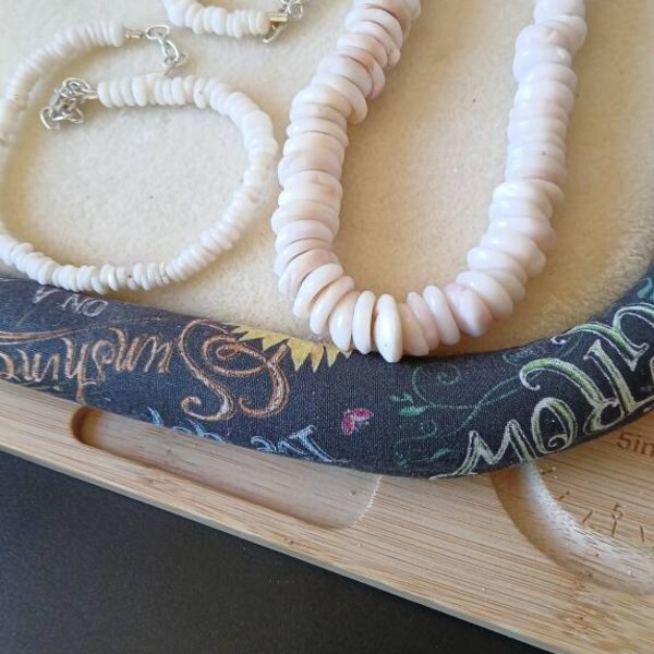 Chunky Hawaiian Seashell Statement Piece Necklace,big Hawaiian ...