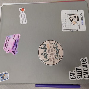 Cute Funny Math Sticker Version 2 With Waterproof and Water-resistant ...