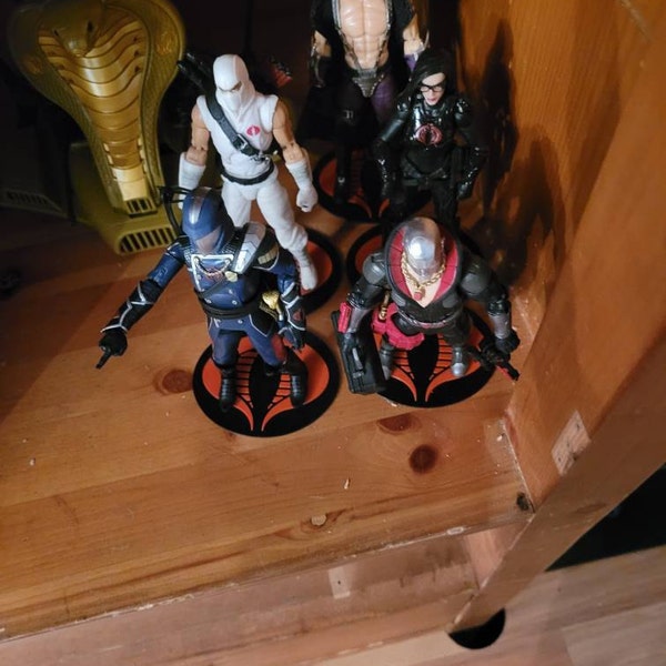 G.I. Joe Classified Compatible Figure Stands - GI Joe and Cobra Highly ...