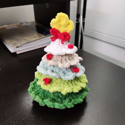 Christmas Tree Crochet Pattern, Pine Tree Crochet No-sew Pattern ...