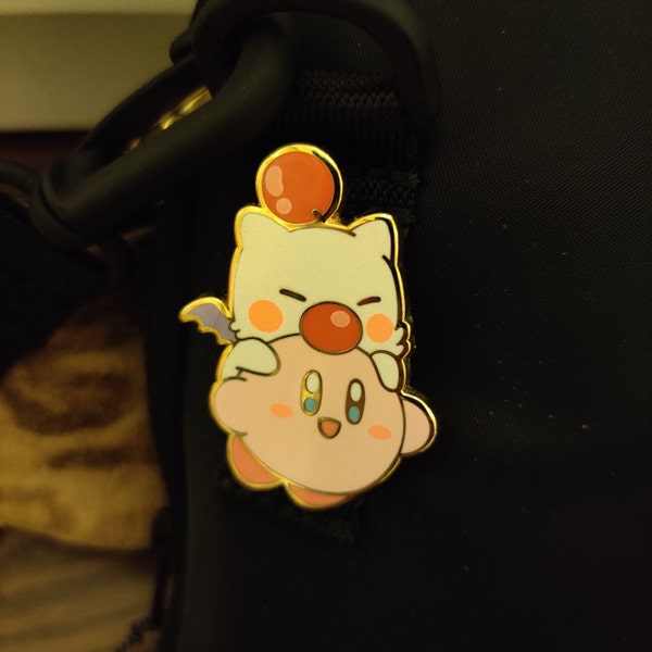 FF Moogle & Poyo Hard Enamel Pin - Etsy