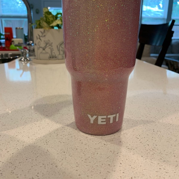 Chunky Princess Glittered Yeti no Decal - Etsy