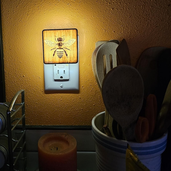 The Bee Night Light - Garden, Insect, Bug, Bugs Lantern - Etsy