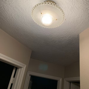 LOOK NEW BRONZE 3-chain Light Fixture vintage Art Deco - Etsy