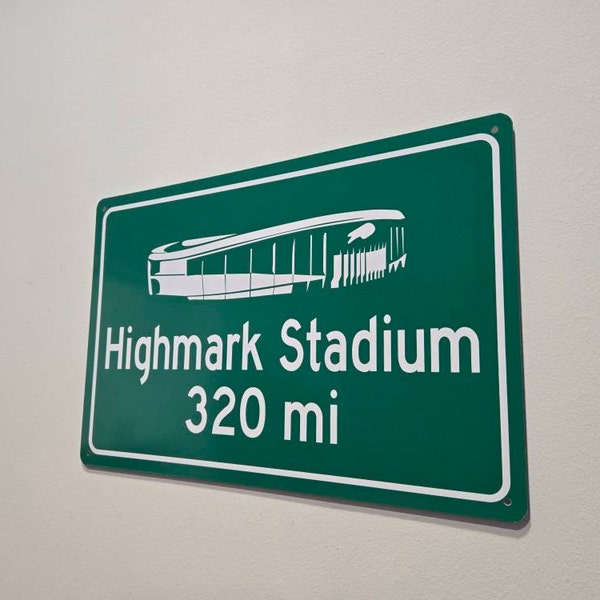 Custom Stadium Road Sign - Pick Your Team and Customize the Distance ...