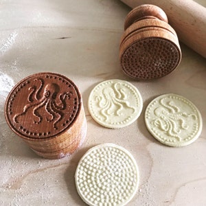 Octopus Corzetti Pasta Stamp Made in Fine Beech Wood From the Tuscan ...