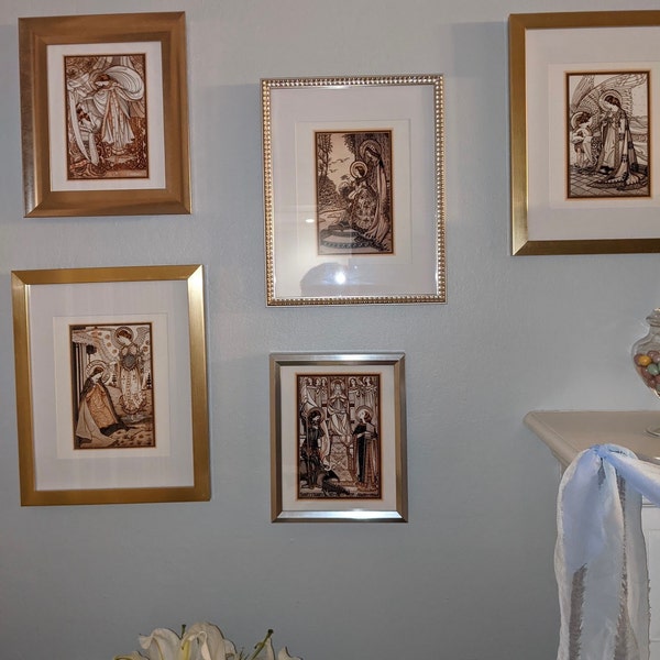 The Annunciation – Mater Inviolata – Embroideries – Vintage Catholic ...