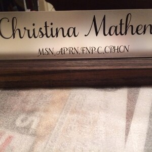 Personalized Name Sign Name Tag for Office Desk Decor Modern Desk Name ...