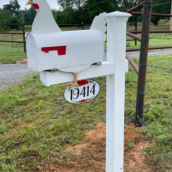 Chicken Mailbox | Farm Animal | Unique Mailbox | PP017 - Etsy