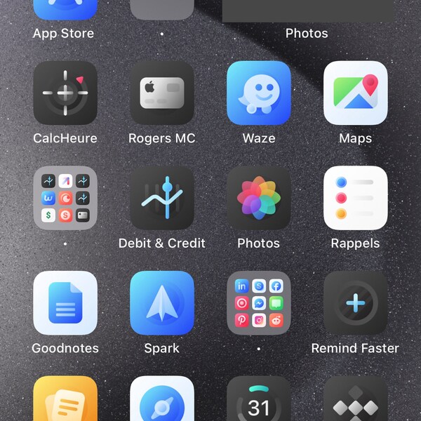 Onyx Icon Pack - Custom App Icons for iPhone Ios, Minimal Theme ...