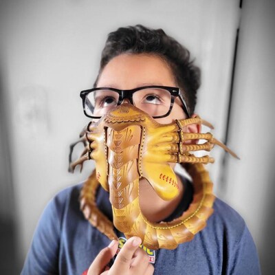 Face Hugger Mask Leather Pattern PDF by Leatherhubpatterns - Etsy