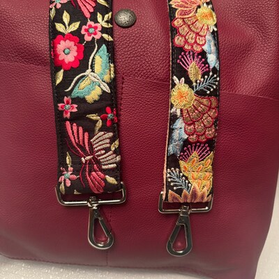 Embroidered Purse Strap Crossbody Strap for Purses Gift for Mom Boho ...