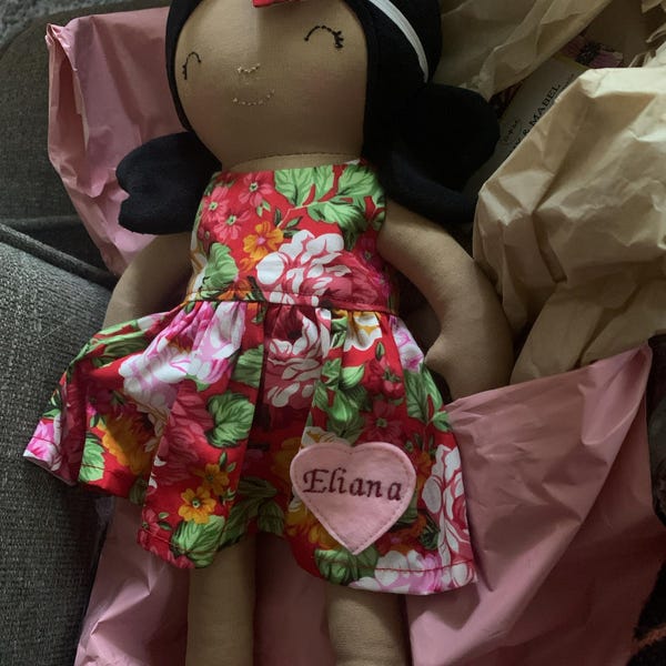 Handmade Rag Doll Clothing, Dress, Dress up Doll Clothes - Etsy