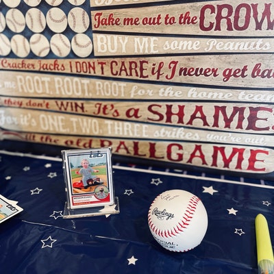 Baseball Card for 1st Birthday RC, Rookie of the Year, Future Slugger ...