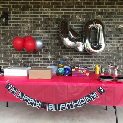 Terminator Themed Birthday Banner Terminator Party - Etsy