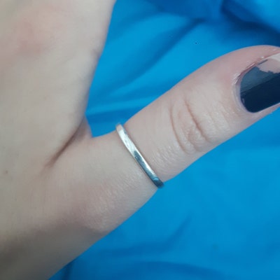 Sterling Silver Ring Band Size 7 Ring 2mm Plain Finger Rings RHSR227 - Etsy