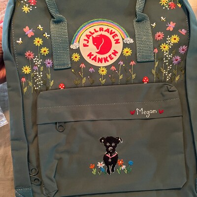 Fjallraven Kanken No. 1 Backpack Custom Hand Embroidery/customized ...