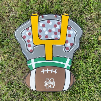 Football Goal Post & Stadium Door Hanger Downloadable File Printable ...