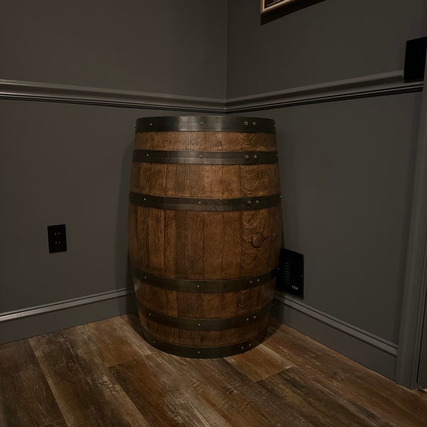 Authentic Whiskey Barrel - Rustic Decor - Etsy