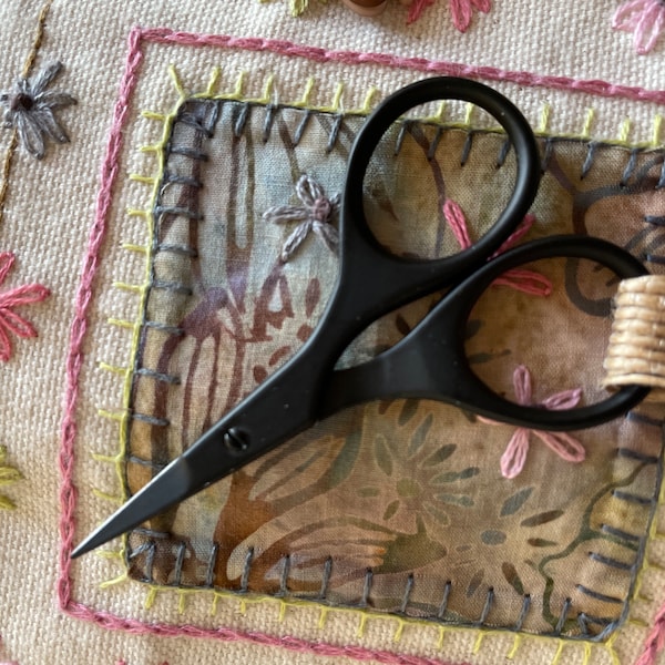 Tiny Embroidery Scissors, Cross Stitch Scissors, Small Blush Scissors ...