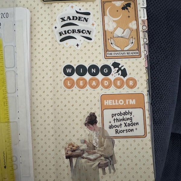 Xaden Riorson Sticker, My House, My Chair, My Woman Xaden Quote, Fourth ...