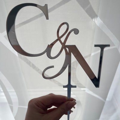 Clasped Hands Topper Line Art Cake Topper Abstract Cake Topper Lineart ...