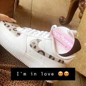 Custom Pink Color Block Nike Air Force 1s Low | Etsy