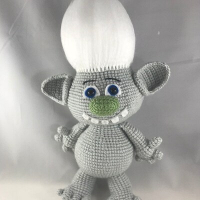 Fuzzy Troll Crochet Pattern - Etsy
