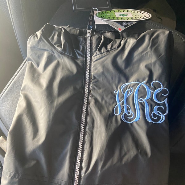 Charles River Monogrammed Rain Jacket: Windproof, Waterproof Outerwear ...