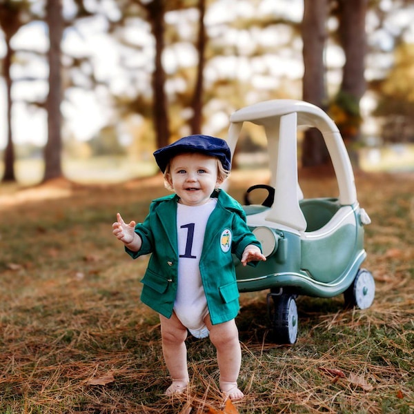 Personalized Golf Caddy Jumpsuit for Kids White Toddler Golf Outfit ...